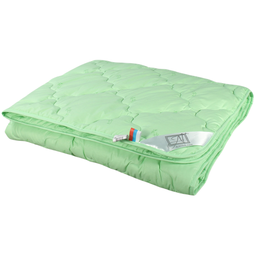 Одеяло AlViTek Бамбук, легкое, 172 х 205 см, зеленый