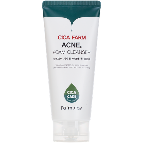 Пенка очищающая для проблемной кожи FarmStay Cica Farm Acne Foam Cleanser, 180ml