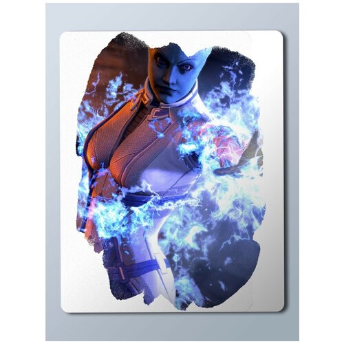 Коврик для мыши с принтом Игры Mass Effect mass effect, мас эффект, шепард, андромеда, космос - 24561