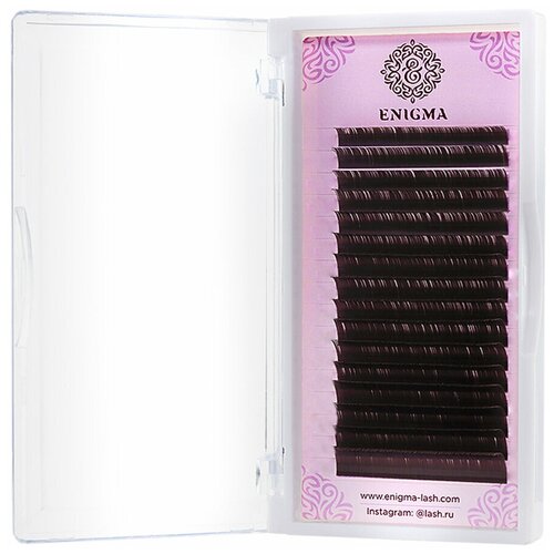Enigma Ресницы цвет "Мокка" микс 0,10/M/6-13 мм (16 линий)