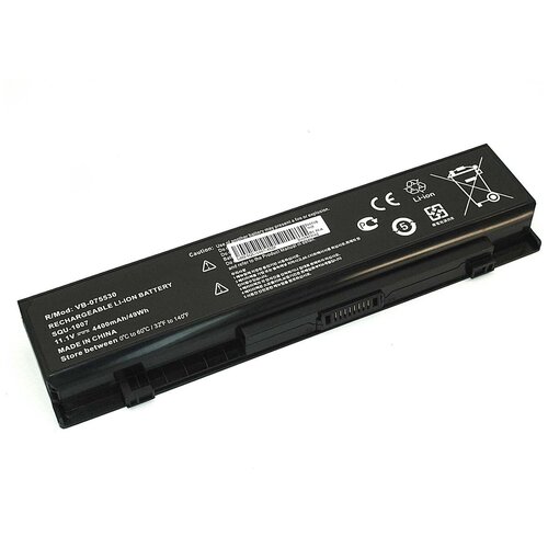 Аккумуляторная батарея для ноутбука LG Aurora ONOTE S430 11.1V 4400mAh SQU-1007-3S2P OEM черная