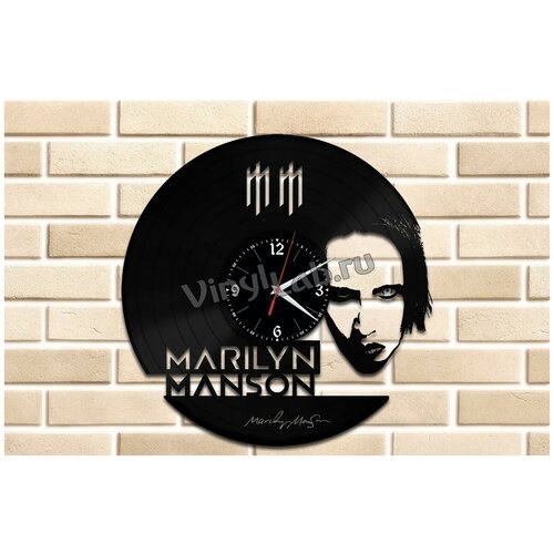 Marilyn Manson — часы из виниловой пластинки (c) VinylLab