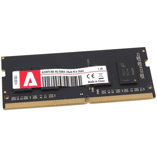 Оперативная память Azerty DDR4 1Rx8 PC4-2666 NB-4G-2666 SODIMM 4Gb