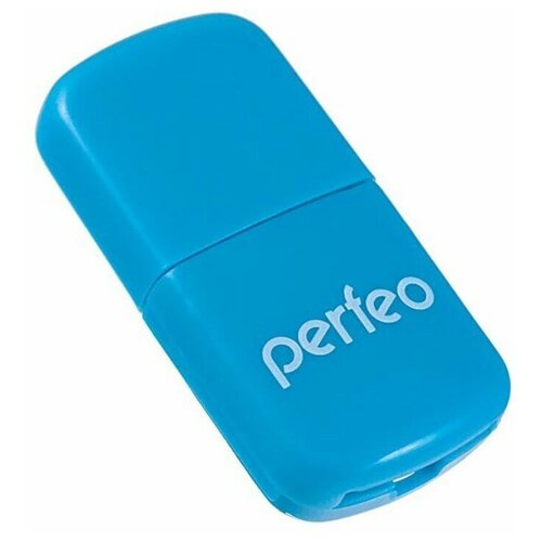 Картридер Perfeo Card Reader Micro SD (PF-VI-R009-Blue)