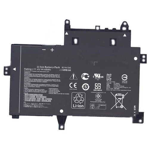 Аккумуляторная батарея для ноутбука Asus TP500LN (B31N1345) 11,4V 48Wh черная