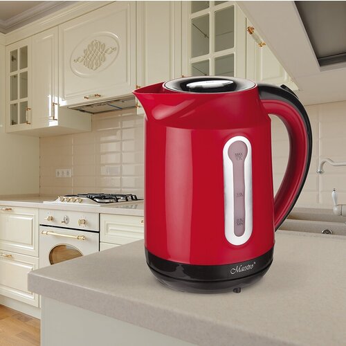 Чайник электрический Maestro MR-041-RED красный, пластик, 1,7 литра