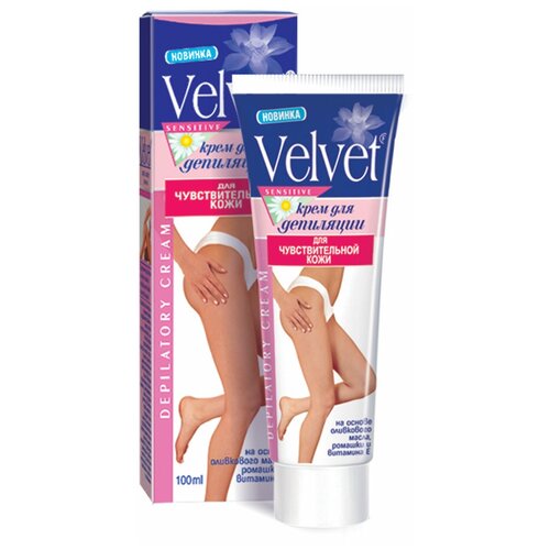 Velvet Крем для депиляции для чувствительной кожи 100 мл 100 г