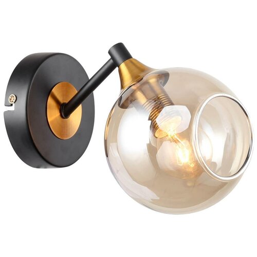 Настенный светильник Lussole Ouachita LSP-8276, E14, 40 Вт, цвет арматуры: черный