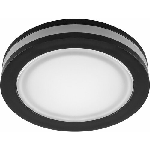 Спот Feron Светильник встраиваемый светодиодный FERON AL600, 29569, 7W 4000К 560 Lm IP20, LED, 7 Вт, 4000, нейтральный белый, цвет арматуры: черный, цвет плафона: белый