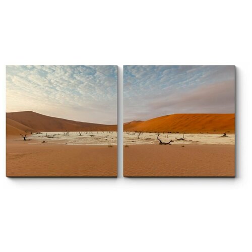 Модульная картина Умиротворенная пустыня 60x30