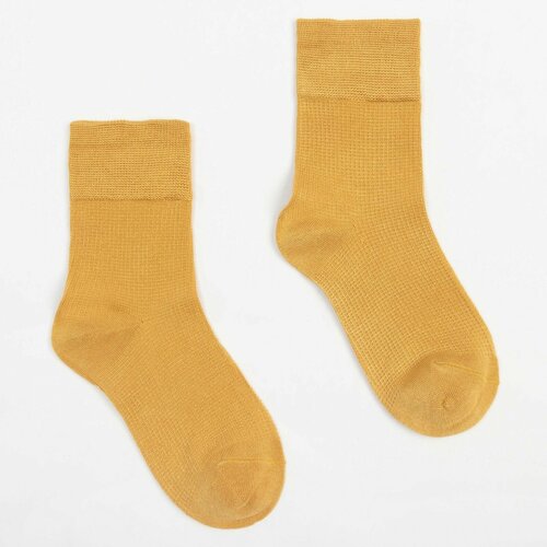 Носки Minaku, размер 36-39, желтый, горчичный