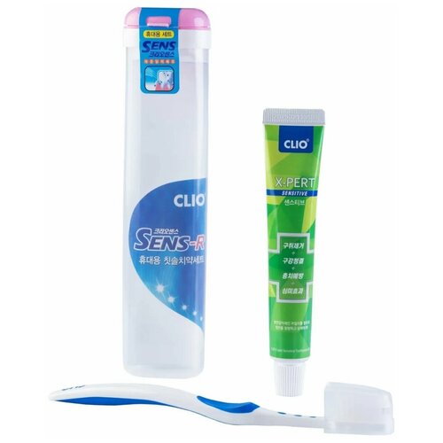 CLIO Набор зубная паста + щетка Sens R + X-pert Toothpaste 1шт + 1шт