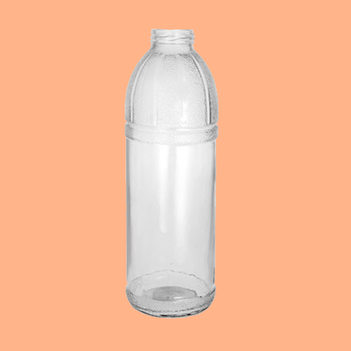 Стеклянная бутылка(ТО-43) 1л. "ДБ", с крышкой в комплекте