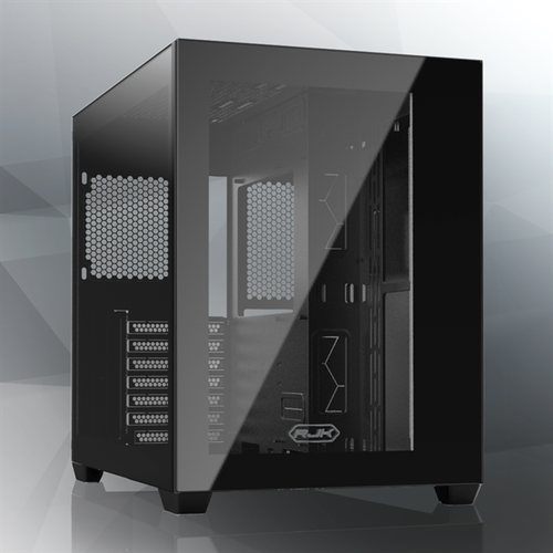 Корпус Raijintek PAEAN C7 BLACK (ATX; Type C + USB3.0 port; Tempered glass at side & front; 3.5 HDDx2 + 2.5 SSD/HDDx2; Dust filter on top &