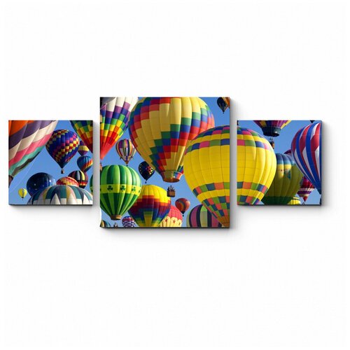 Модульная картина Фестиваль воздушных шаров, Нью Джерси 180x77
