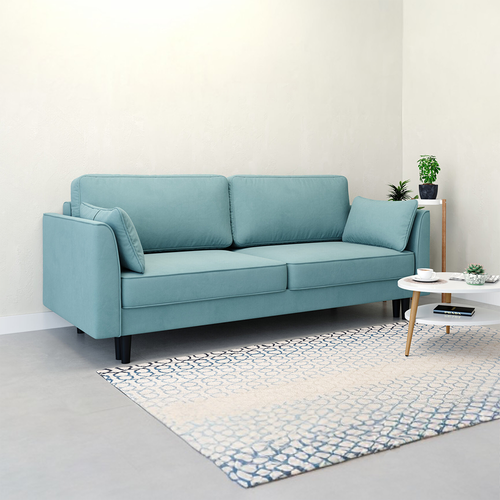 Прямой диван-кровать Грейс Pure 19, еврокнижка, 230х100х90 см