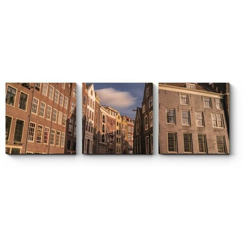 Модульная картина Прекрасный Амстердам 70x23