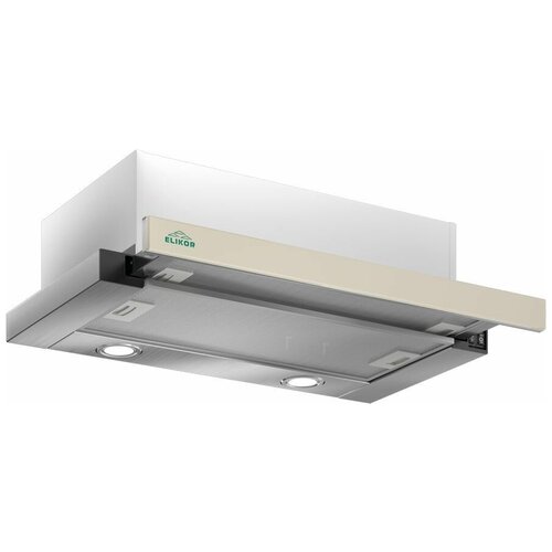 Кухонная вытяжка ELIKOR Интегра GLASS 45Н-400-В2Д нерж/стекло бежевое