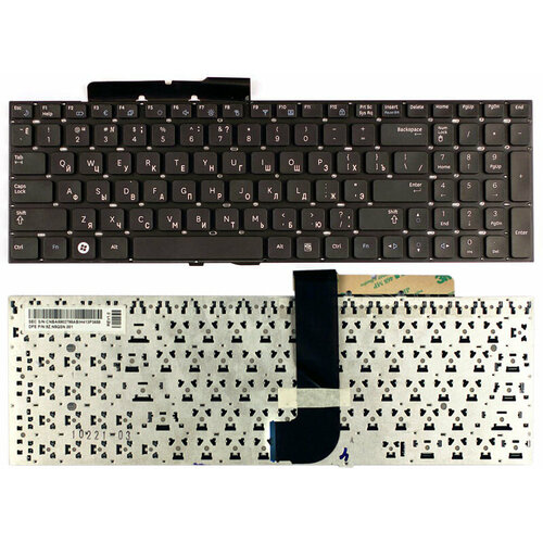 Клавиатура для ноутбука Samsumg BA59-02795A черная без рамки
