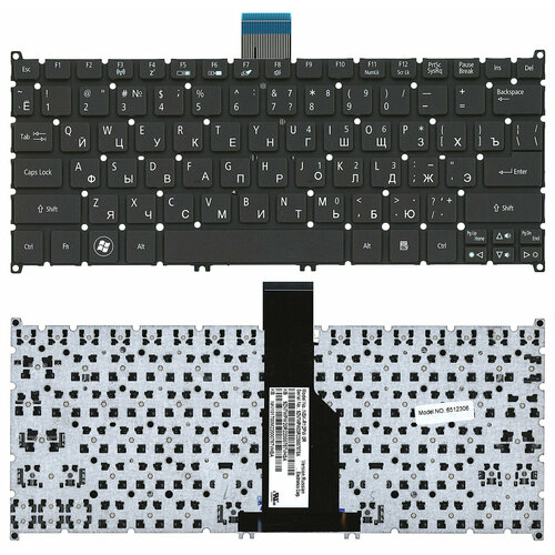 Клавиатура для Acer Aspire One 756 черная