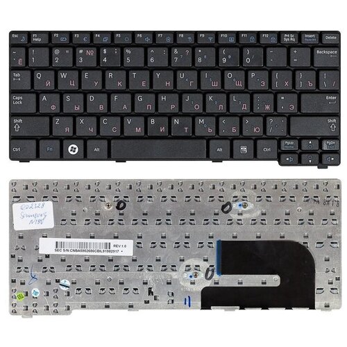 Клавиатура для ноутбука Samsumg N150-JP01NL черная