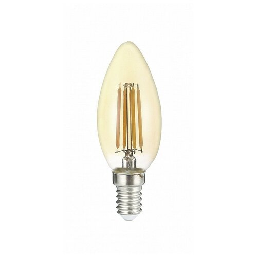 Светодиодная лампа свеча Лампы светодиодные / PLED OMNI C35 8w E14 4000K Gold 230/50 Jazzway (5020948), цена за 1 шт.