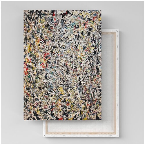 Картина на холсте с подрамником / Pollock Jackson / Джексон Поллок - Белый Свет