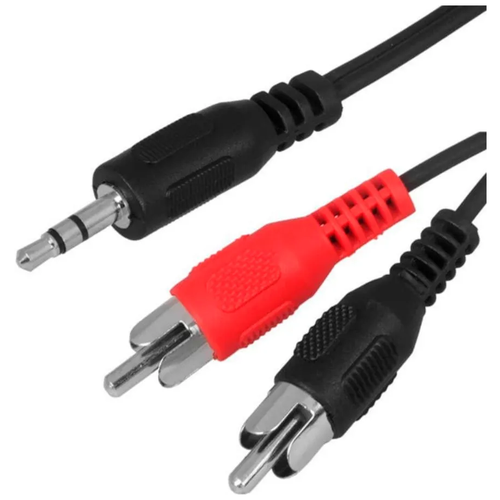 Кабель Jack 3.5 mm - 2RCA, тюльпан-джек, провод 3 м