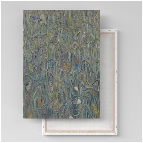 Картина на холсте с подрамником / Van Gogh - Wheat Straws, 1890 / Ван Гог