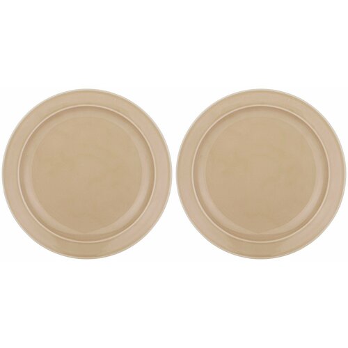 Набор тарелок Обеденных Столовых 24 см на 2 персоны Lefard Tint, Фарфор, Мелкие Белые, 2 Шт набор посуды