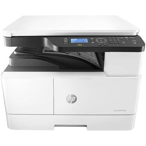 МФУ лазерное HP LaserJet M438n, ч/б, A3, белый/черный