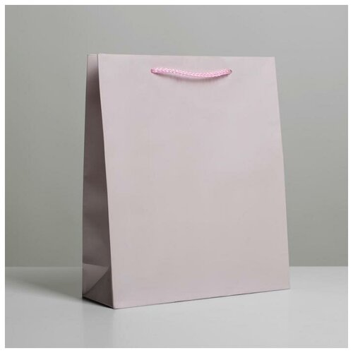 Пакет ламинированный "Розовый", ML 23x27x8 см