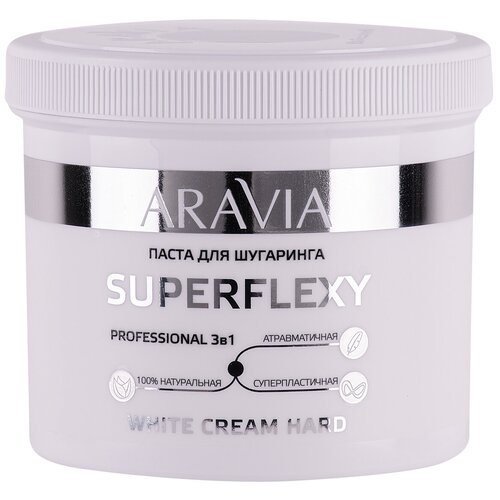 ARAVIA Паста для шугаринга SUPERFLEXY WHITE CREAM, 750 г