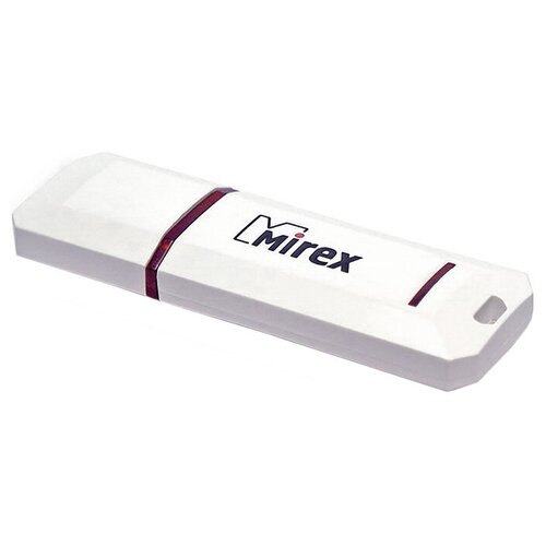 Флешка Mirex KNIGHT WHITE 32 Гб, USB2.0, чт до 25 Мб/с, зап до 15 Мб/с, белая