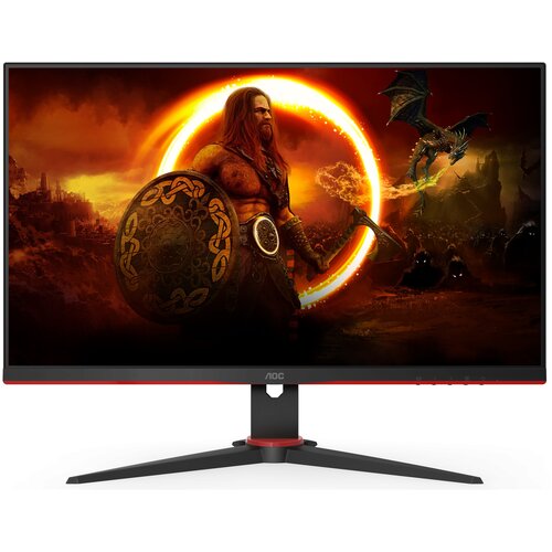 23.8" Монитор AOC 24G2ZE, 1920x1080, 240 Гц, IPS, черный/красный