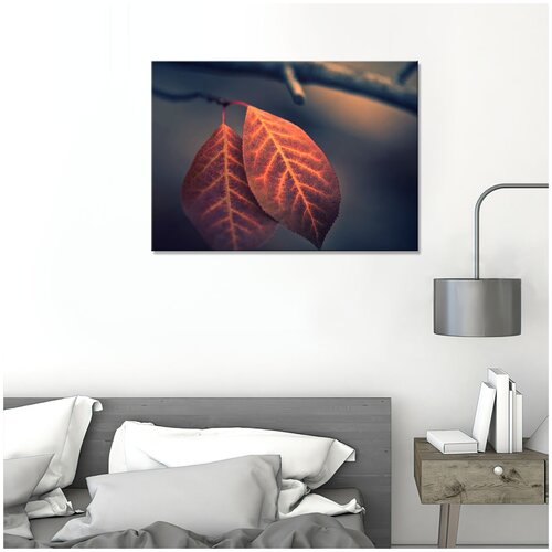 Интерьерная картина на холсте/ картина на стену/ в гостиную /спальню/ - осенние листья 50х70