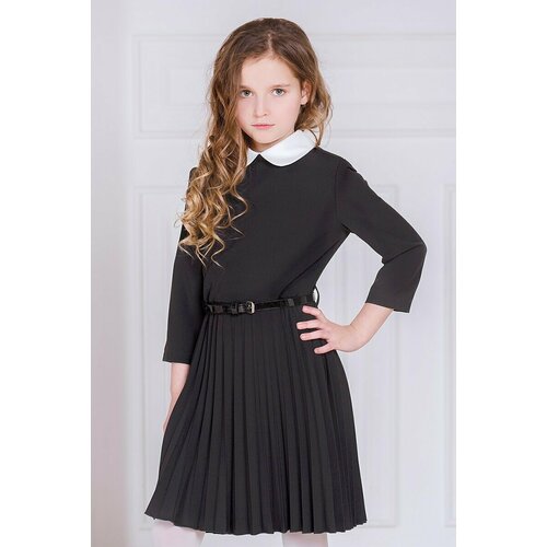 Школьное платье Инфанта, размер 122-60, черный