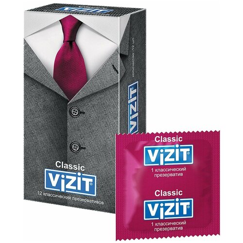 ViZiT / Презервативы ViZiT Classic Классические 12шт 3 уп