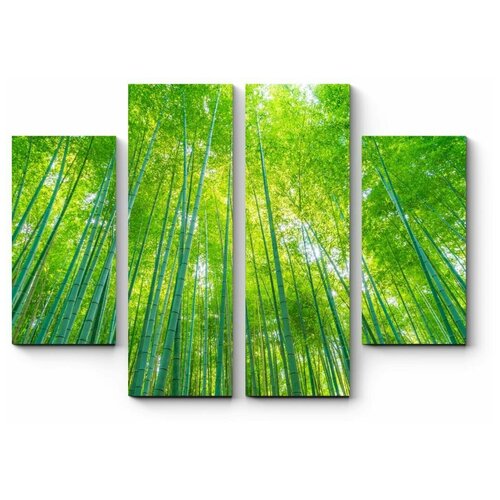 Модульная картина Бамбуковый лес 150x113