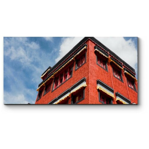 Модульная картина Тибетская архитектура 170x85