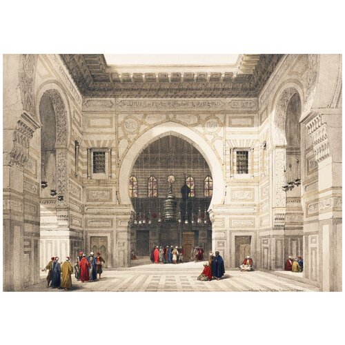 Постер / Плакат / Картина Мечеть султана Хасана 40х50 см в раме