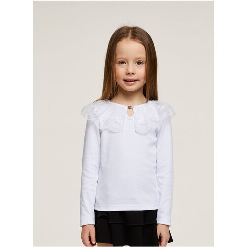 Школьная блуза Снег, размер 122-128, белый