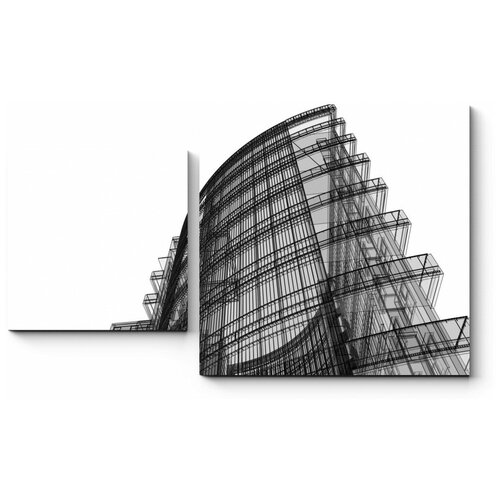 Модульная картина Абстрактная архитектура 150x90