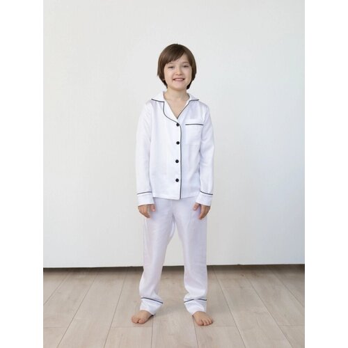 Пижама  Малиновые сны, размер 140, белый
