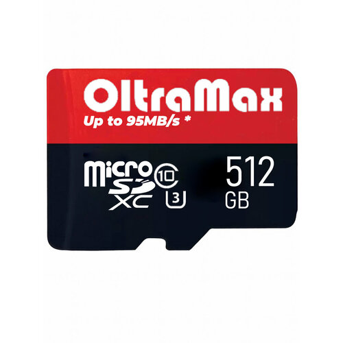 Карта памяти microSD 512 ГБ OltraMax Class 10 Premium ( OM512GCSDXC10UHS-1-PrU3 w )