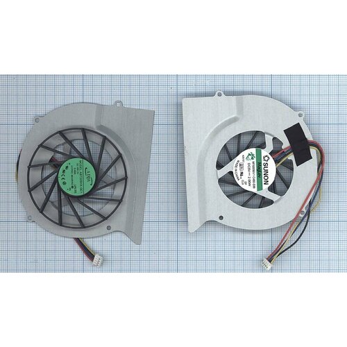 Вентилятор (кулер) для Asus N82JV (4-pin)