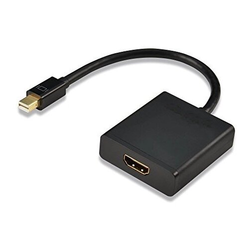 Адаптер-переходник Mini DisplayPort to HDMI, 25 см, черный