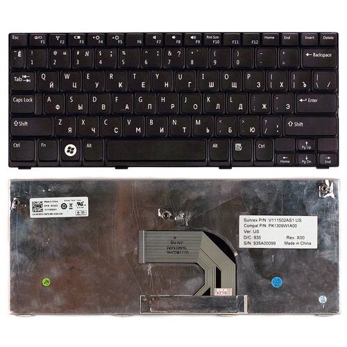 Клавиатура для ноутбука Dell PK1309W2A00 черная