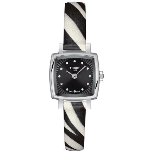 Наручные часы TISSOT T-Lady, черный, белый