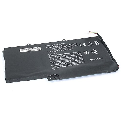 Аккумуляторная батарея (аккумулятор) NP03XL для ноутбука HP Pavilion 13 x360 11.4V 3750mAh